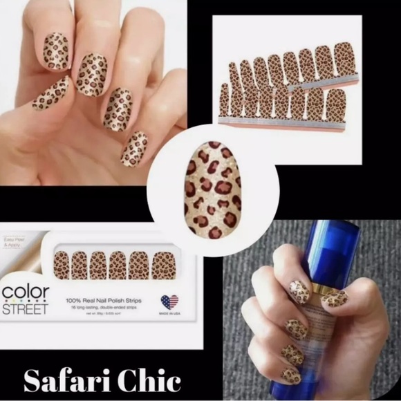 Color Street | Makeup | 74 Color Street Nail Polish Strips Safari Chic ...